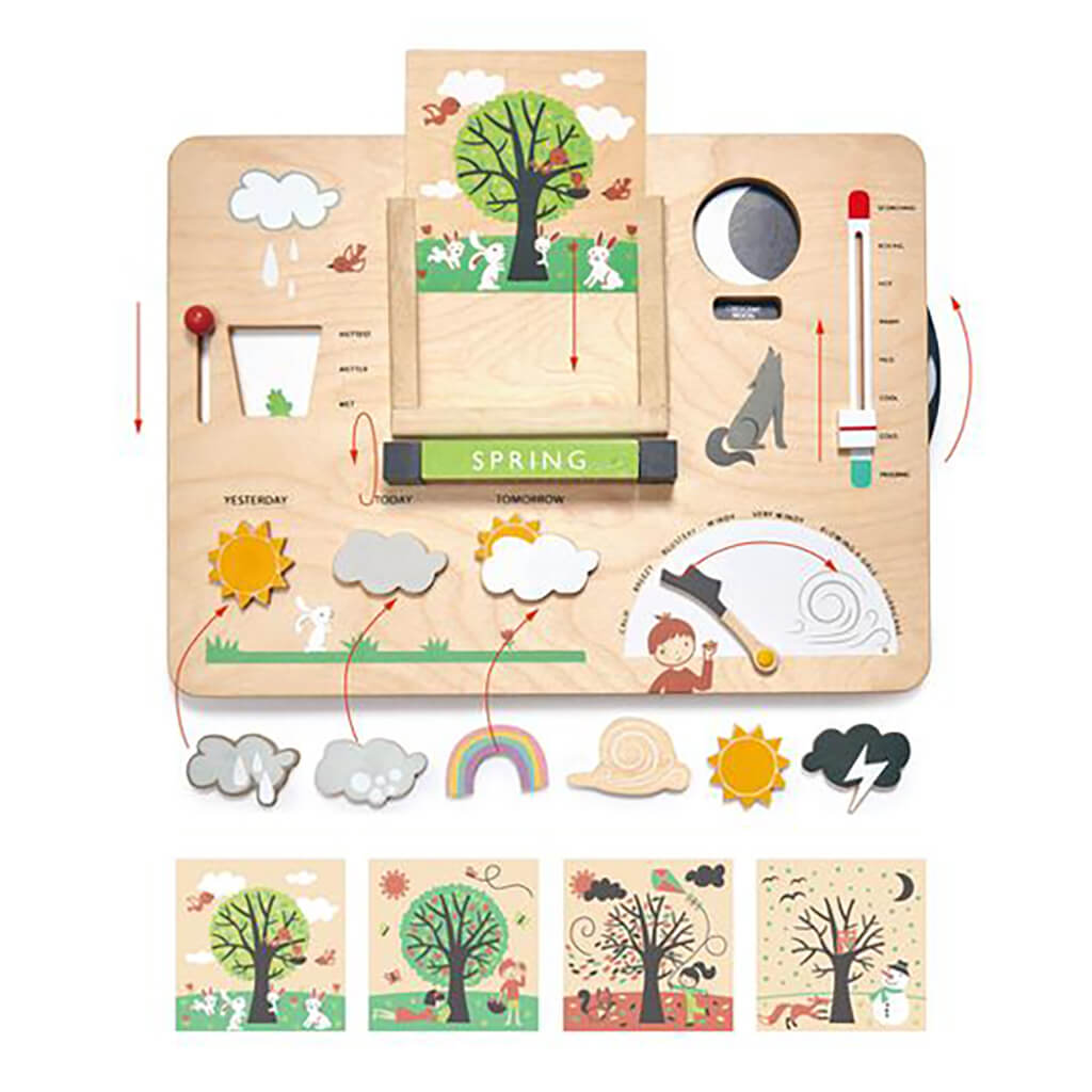 Wooden Weather Watch | Tender Leaf Toys | NINI and LOLI