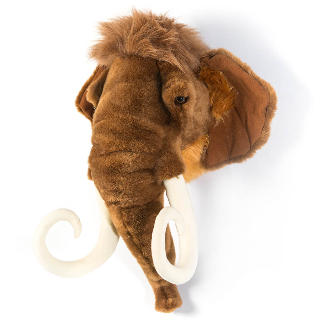Plush Animal Head Mammoth | Nursery & Kids' Room Decor | NINI and LOLI